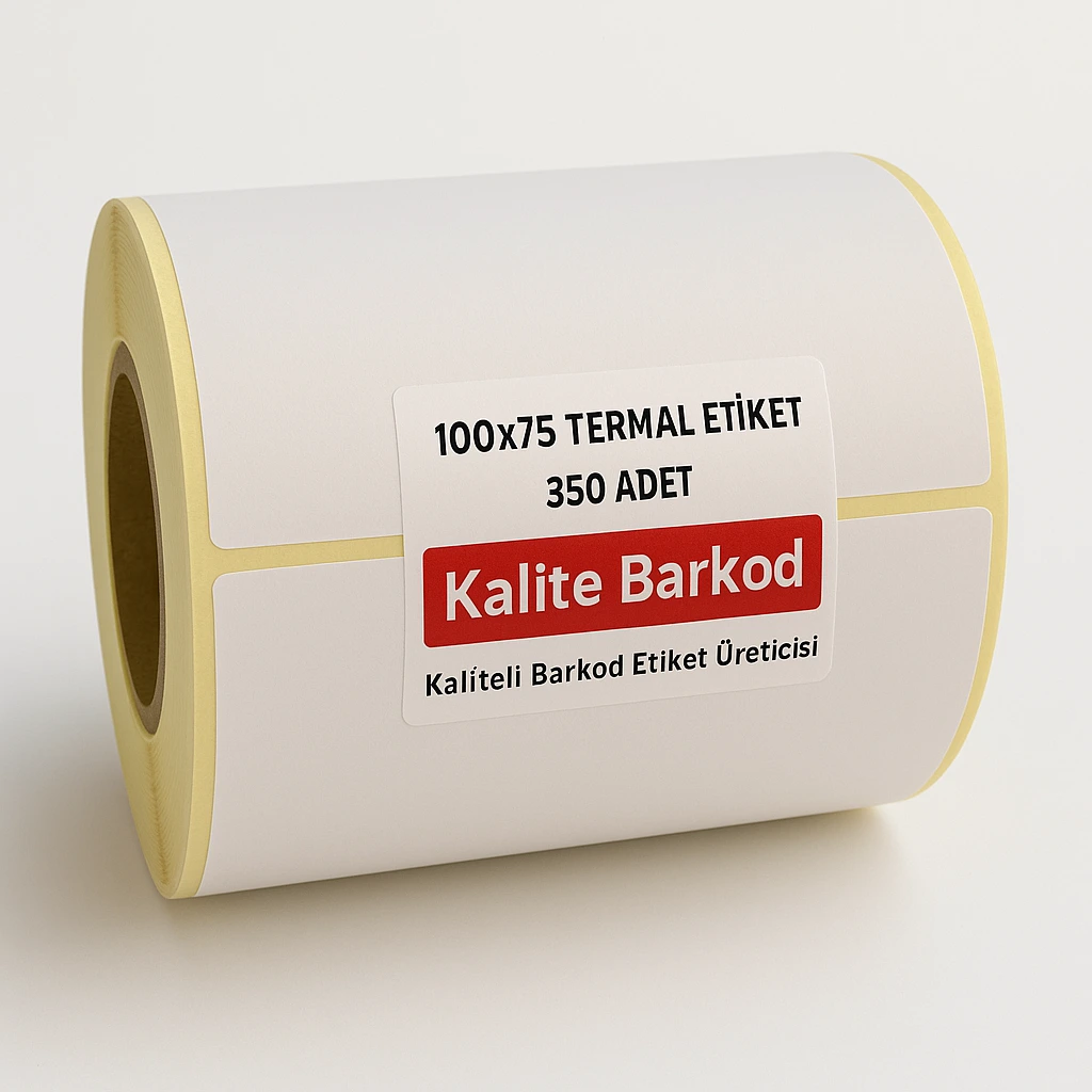 100x75 Termal Etiket | Kalite Barkod Etiket Kalite Barkod Etiket